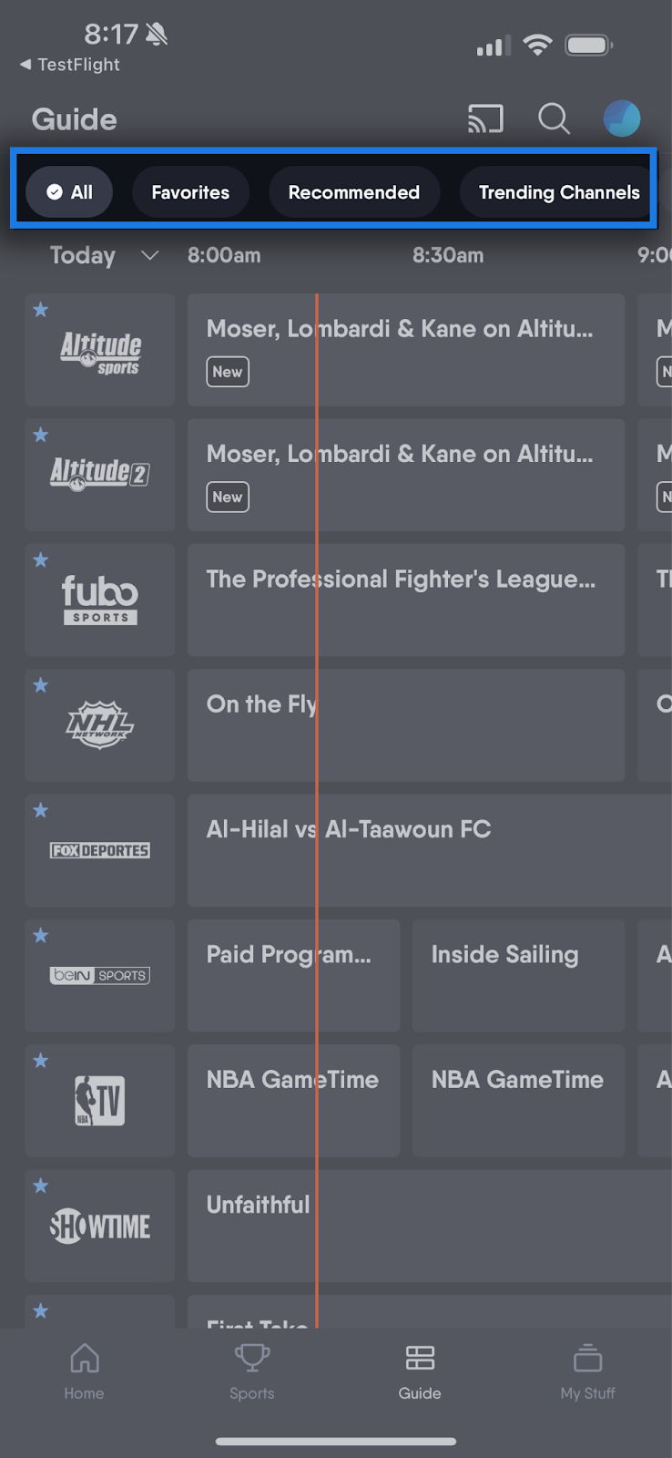 How do I use the Fubo channel guide? – Help Center