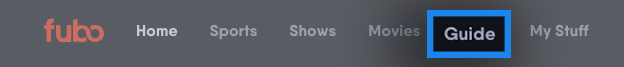 How do I use the Fubo channel guide? – Help Center