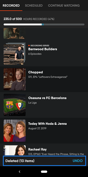How do I delete recordings from Cloud DVR? – Help Center