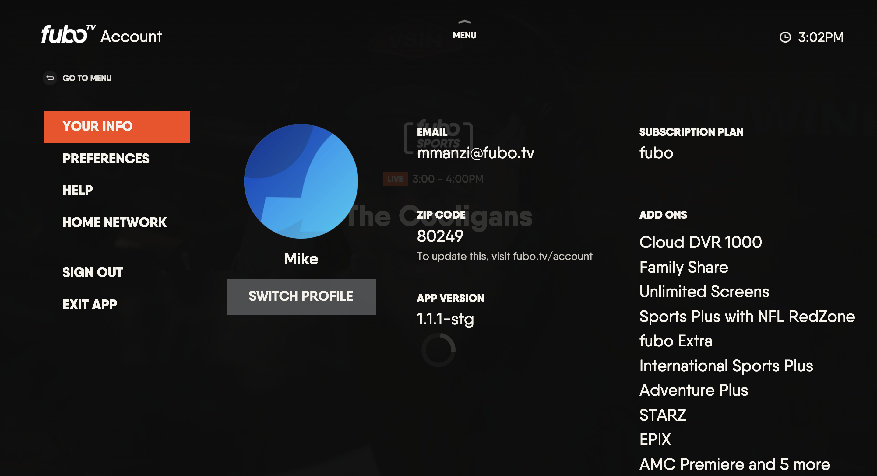 How do Profiles work on Fubo? – Help Center