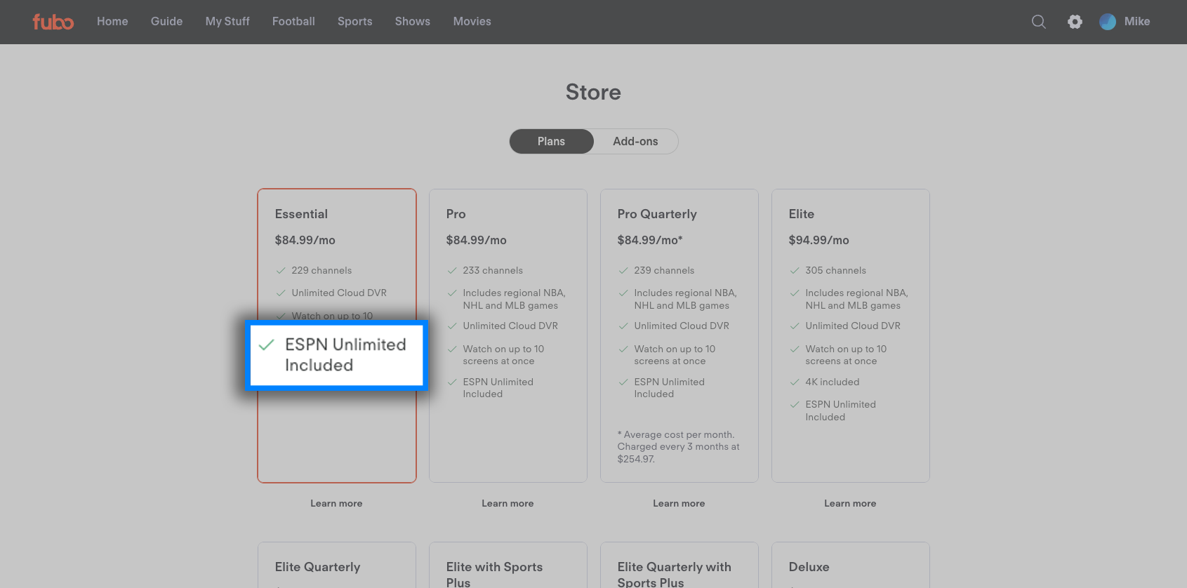 Is ESPN Unlimited Access Included With My Fubo Subscription? – Help Center