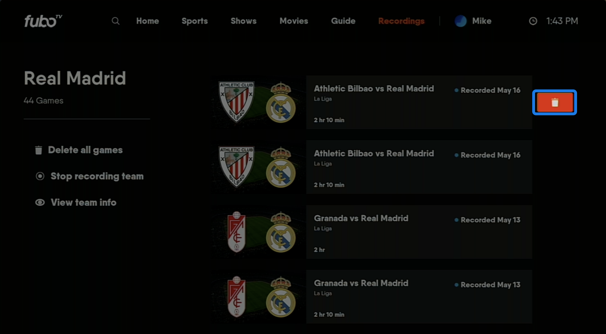 How do I delete recordings from Cloud DVR? – Help Center